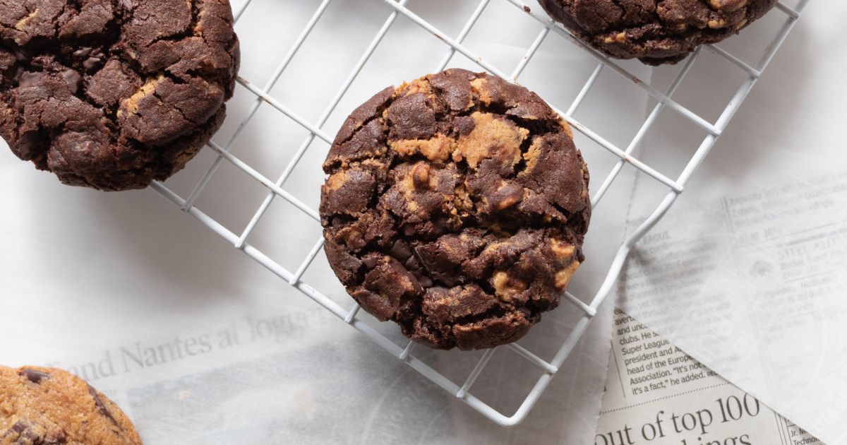 Cookies με πραλίνα φουντουκιού και 3 μόνο υλικά | MamaPeinao.gr