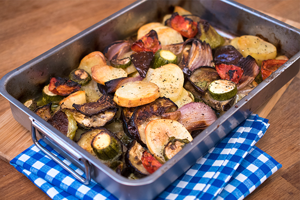 Μπριάμ Συνταγή Εύκολη Λαχανικά στον Φούρνο